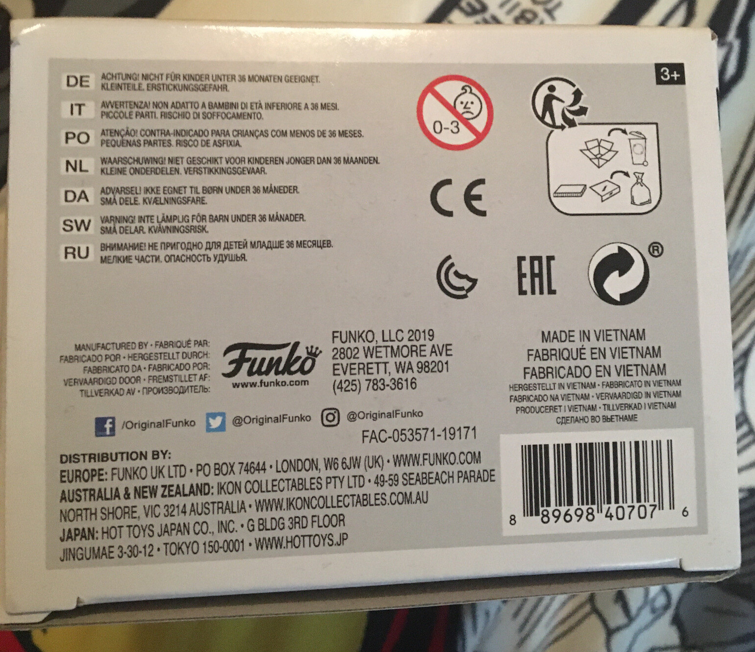 Funko Pop Marvel Venom S2 Rocket Raccoon Venomized #515 Vinyl Figure ...