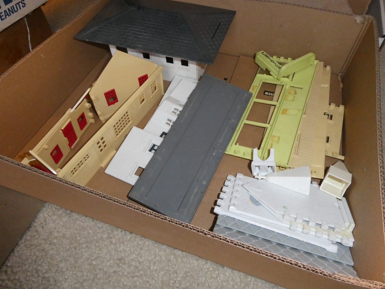 Lot of 5 Vintage 1950s 60s O Scale Incomplete Plasticville Buildings | eBay