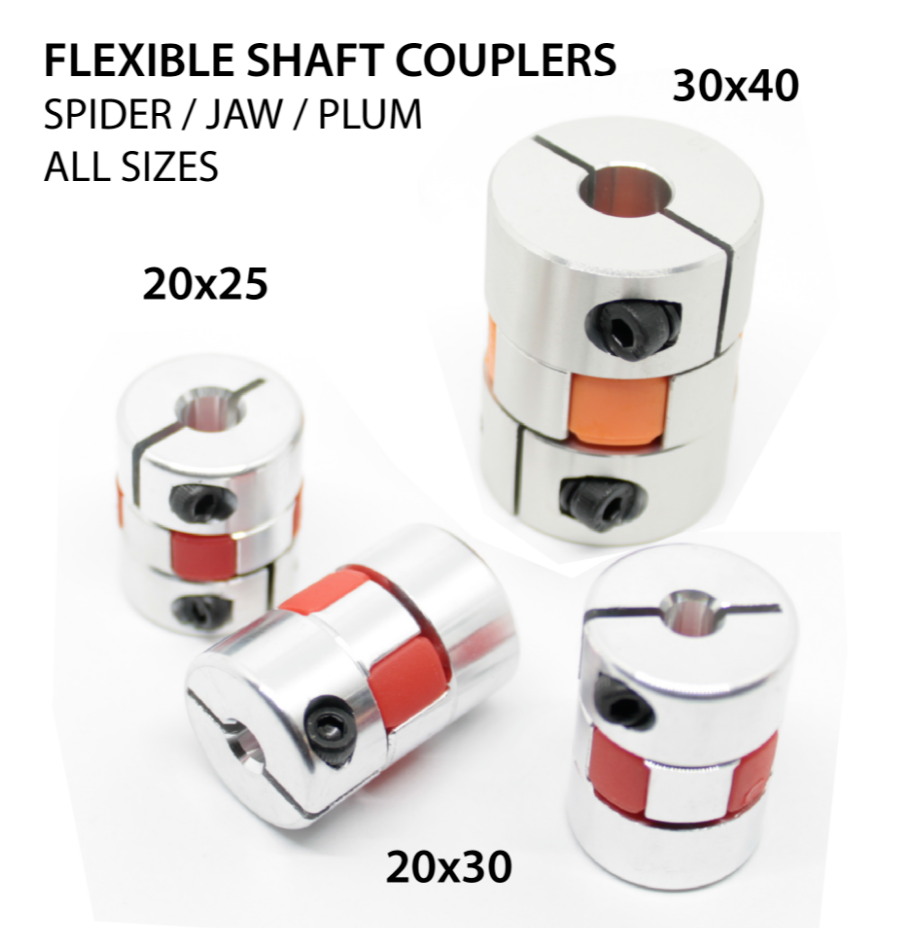 CNC Flexible Spider Jaw Coupler Plum Stepper Motor Shaft Coupling All ...