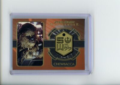 2020 Star Wars Masterwork Chewbacca Rebel 77 Dog Tag Medallion Orange 7 ...