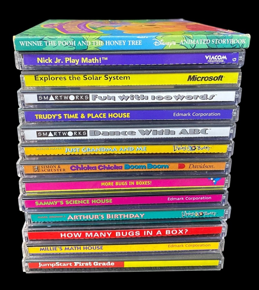 Vintage 1990s Children’s Computer Games/Programs Lot (14) | eBay