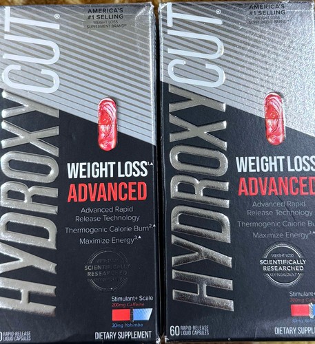 2X Hydroxycut Weight Loss Advanced 60ct Expires03/2025+ New Fast ...
