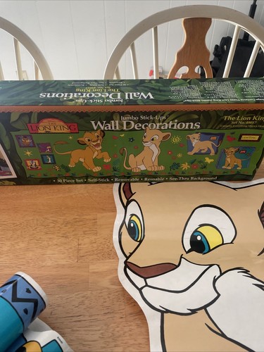 Vintage Lion King Priss Prints Jumbo Stick-Ups Wall Decorations New | eBay