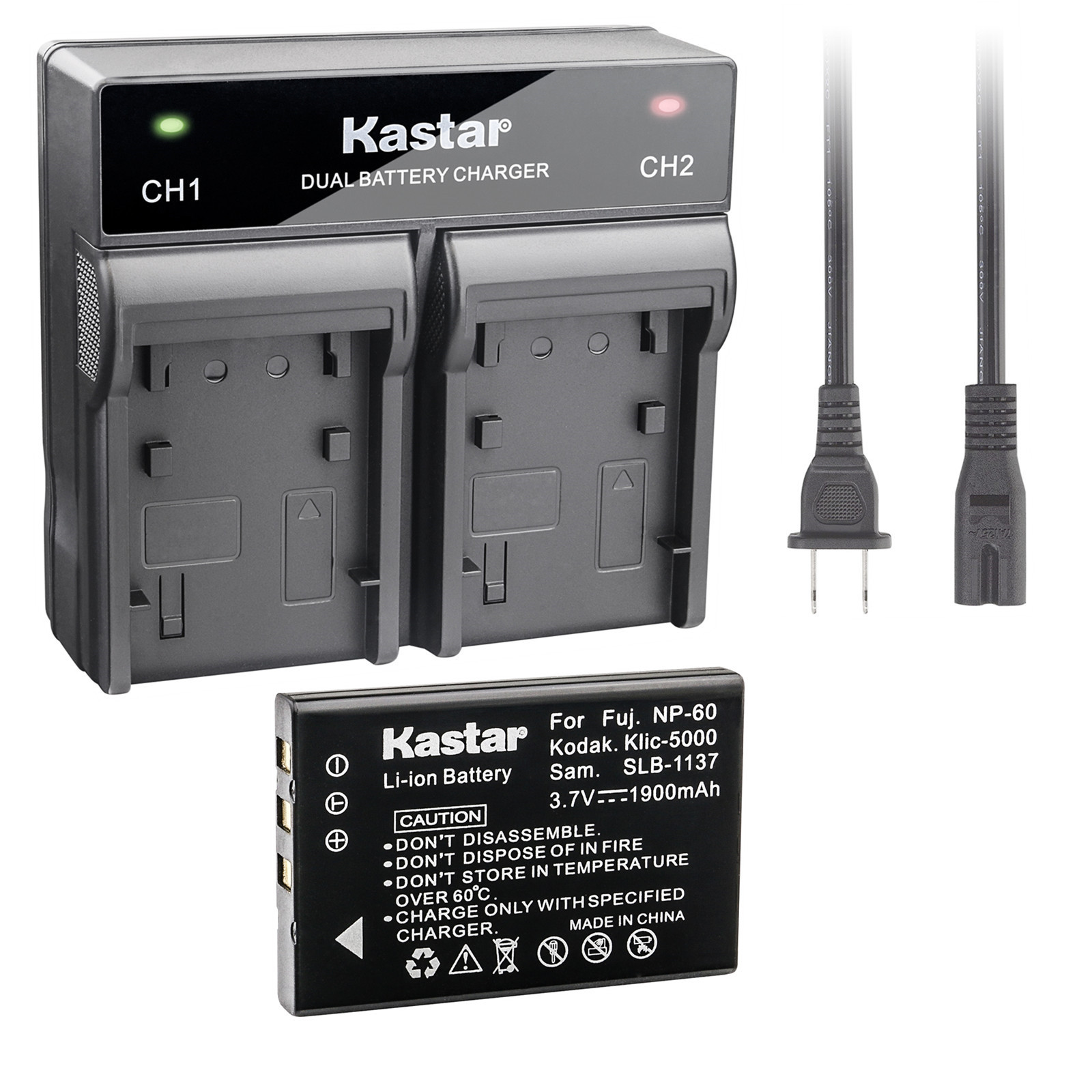 Kastar Battery Rapid Charger for Vivitar Digital Video Camera DVR ...