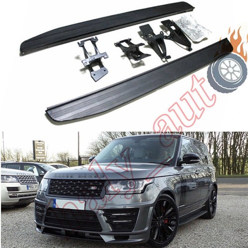 Black Design Side Step Running Board Nerf Bar Fits for LR Range Rover ...