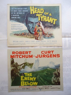 LOT OF 10 ORIGINAL TITLE LOBBY CARDS/UL725 /50's-60's | eBay