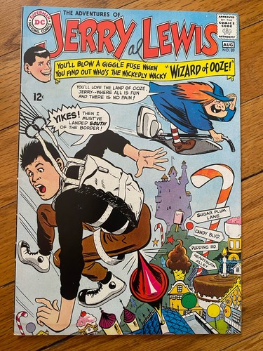 DC THE ADVENTURES OF JERRY LEWIS # 89 1965 HIGH MID-GRADE SILVER AGE ...