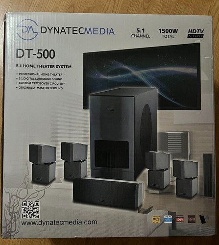 GOOD BUY 50% OFF NOW Dynatec Media Home Theater System DT-500 5.1 Channel | eBay