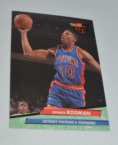 1993 FLEER ULTRA - DENNIS RODMAN FORWARD DETROIT PISTONS CARD # 58 | eBay