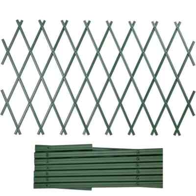 6ft Expanding Garden Trellis Plant Climbing Support Lattice Fence Panel ...
