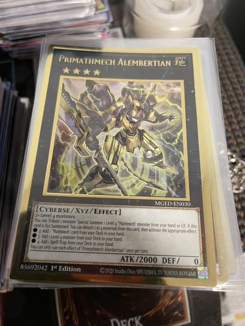 Yu-Gi-Oh! TCG Primathmech Alembertian Maximum Gold: El Dorado MGED ...