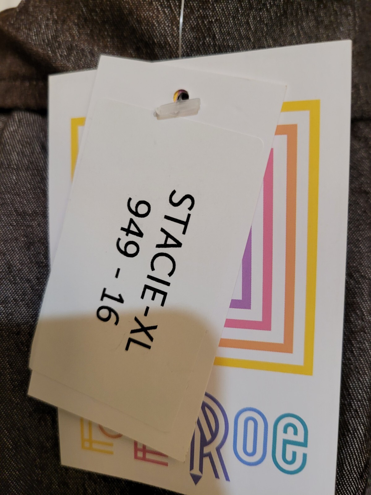 LuLaRoe Stacie Shirt Dress W/ Pockets, Adjustable Tie Size XL Cocoa ...