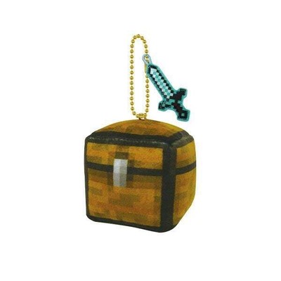 MCT-BM6-CH Minecraft Ball Chain Mascot Chest Toy Plush Stuffed Goods | eBay