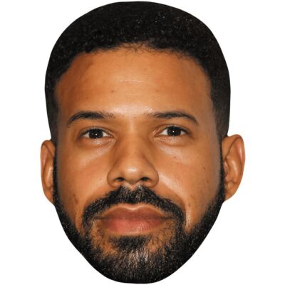 Iman Crosson (Beard) Celebrity Mask, Flat Card Face | eBay