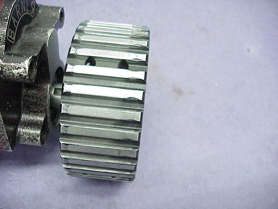Barnes 4 Stage Dry Sump Oil Pump & Gilmer Pulley Bert Brinn Rear Mount ...