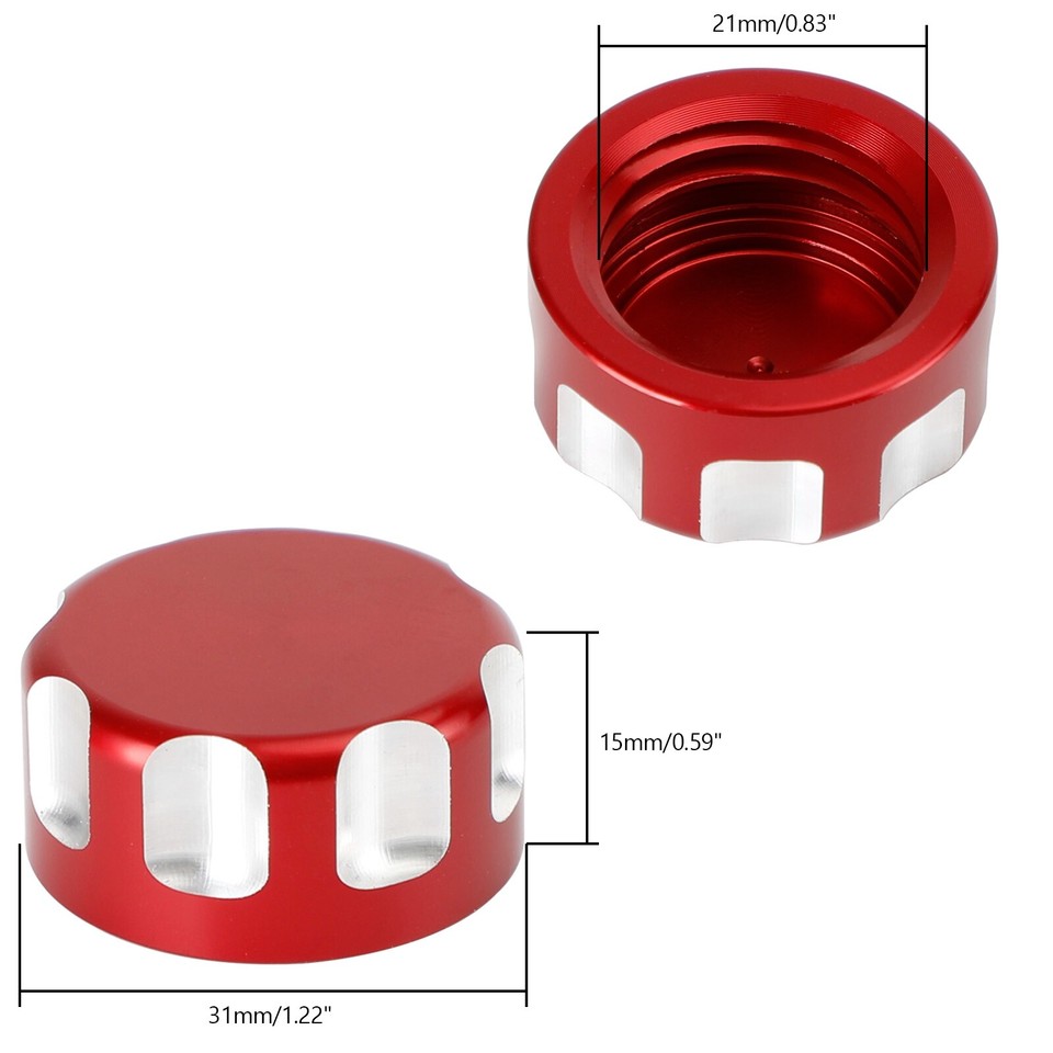 Red Expansion Tank Cap For Ducati Multistrada 950 1200 1260 V4 S ...