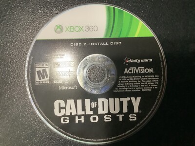 Call of Duty Ghosts Disc 2 Install Disc Replacement Microsoft Xbox 360 ...