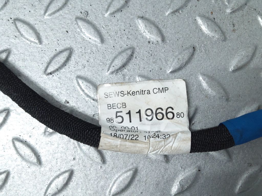 Citroen C4 III e-C4 2022 Negative battery cable 9851196680 9845856880 ...