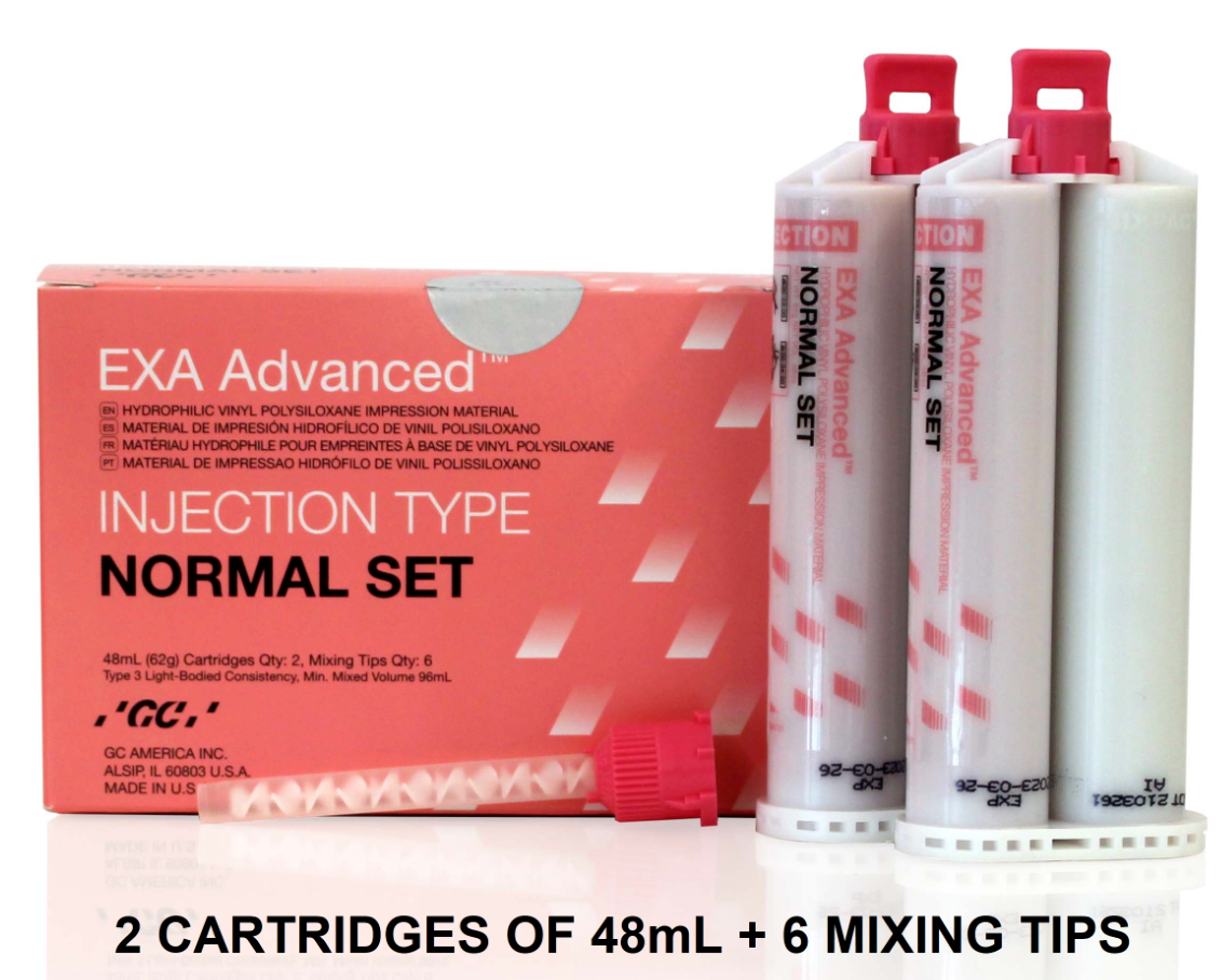EXA Advanced™ Injection Type (L/B) Normal Set Impression Material 48mL ...