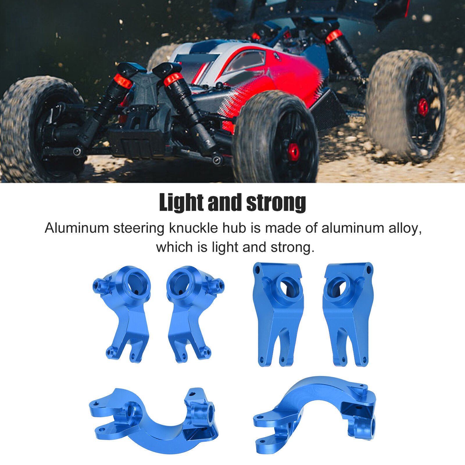The Aluminum Steering Knuckle Hub Durable Lightweight Easy Installation ...