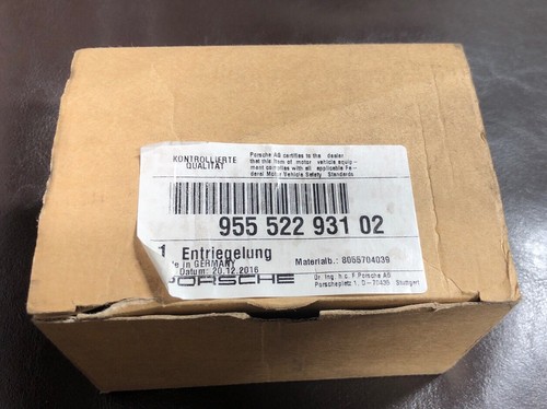 New Genuine Porsche Release Back Seat Ba 95552293102 / 955-522-931-02 ...