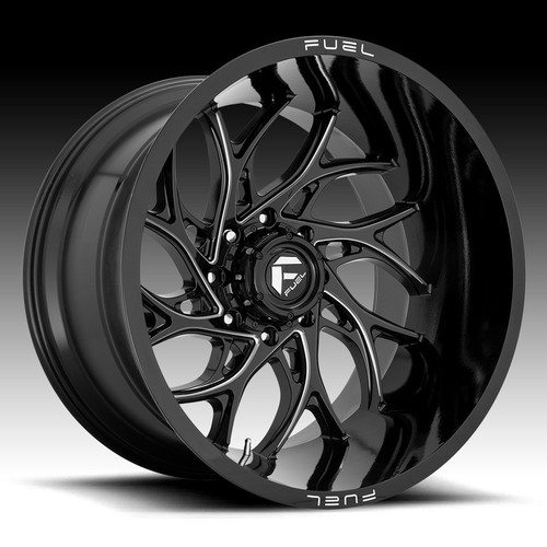 Fuel D741 Runner Gloss Black Milled 20x10 5x5 -18mm (D74120007547 ...