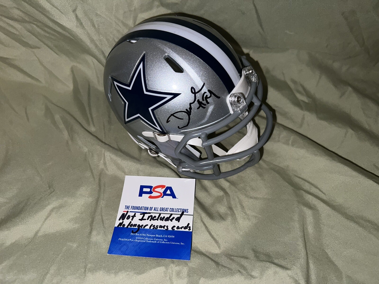 DeMarcus Ware Signed Dallas Cowboys Mini Helmet Star HOF 2023 PSA/DNA ...