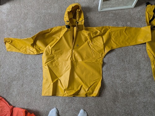 Guy Cotten Short Waterproof Smock with Hood - Small | eBay UK