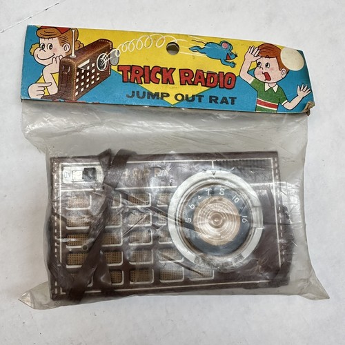 Vtg Trick Radio Jump out Rat Toy Prop NOS made in Japan | eBay