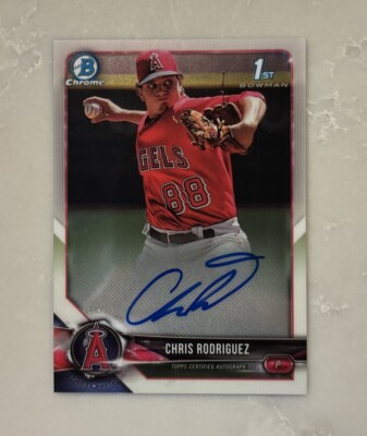 2018 Bowman Chrome 1st Chris Rodriguez Auto | eBay