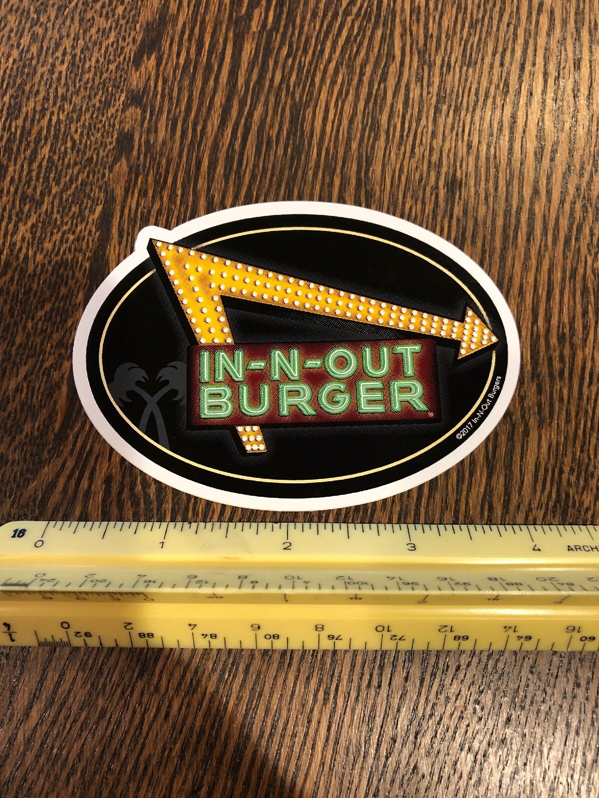 IN-N-OUT Burger Bumper Sticker Decal California Utah Oregon Innout In ...
