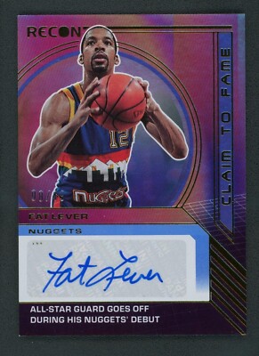 2022-23 FAT LEVER 08/49 AUTO PANINI RECON CLAIM TO FAME AUTOGRAPHS | eBay