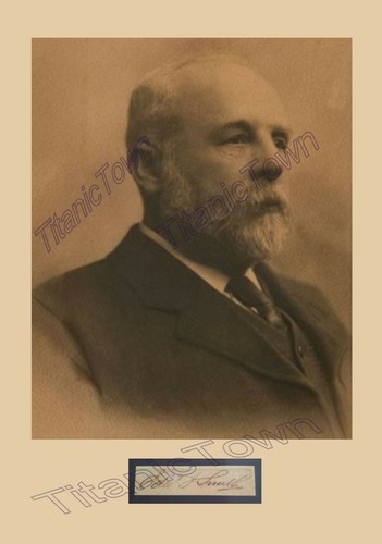Titanic Captain E J Smith White Star Line Photograph Signature Unique ...