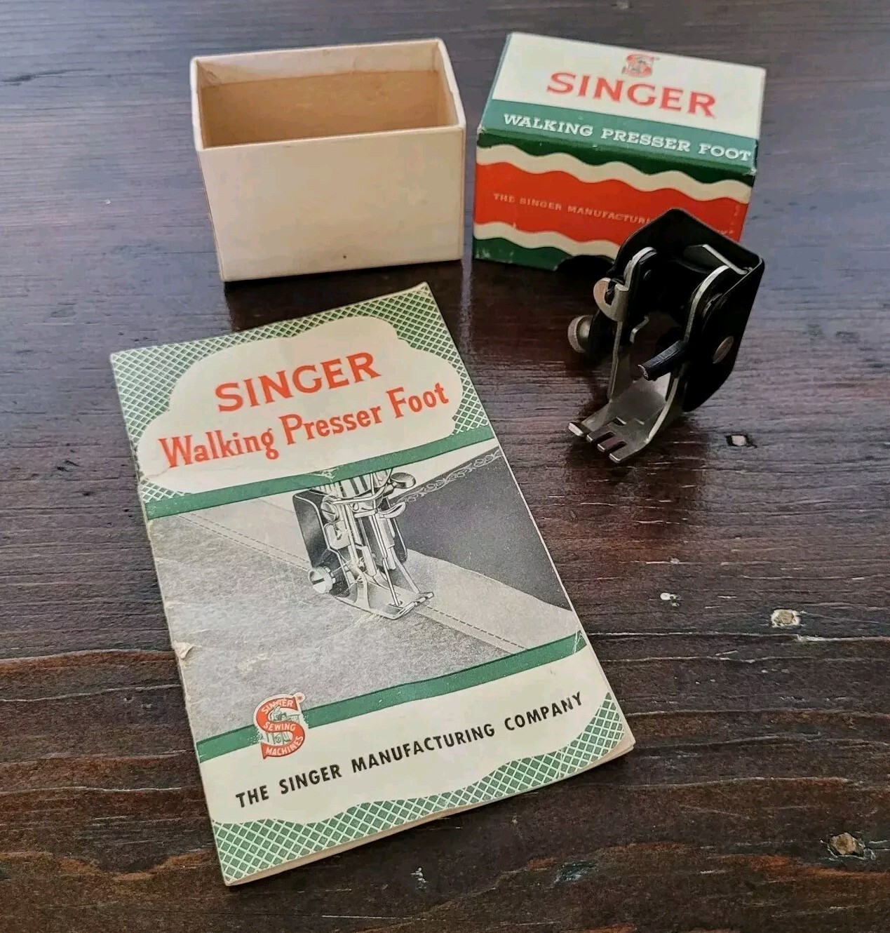 Vintage Rare 50's Singer Walking Presser Foot Machine Attachment ...