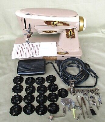 Singer 503A Sewing Machine Cleaned Tested Working 17 Disks Manual ...