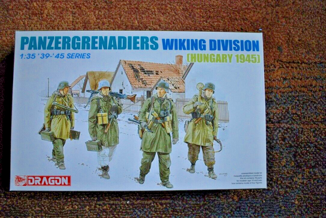 Dragon 6194 Panzergrenadiers, Wiking Division Hungary 1945 fig. set, 1/ ...