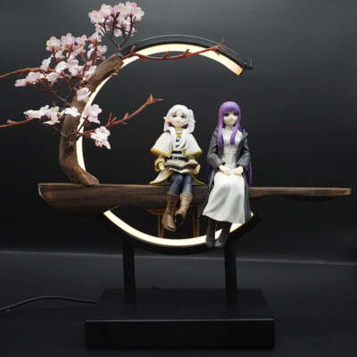 Anime Frieren: Beyond Journey's End Fern LED Night Light Figure Model ...