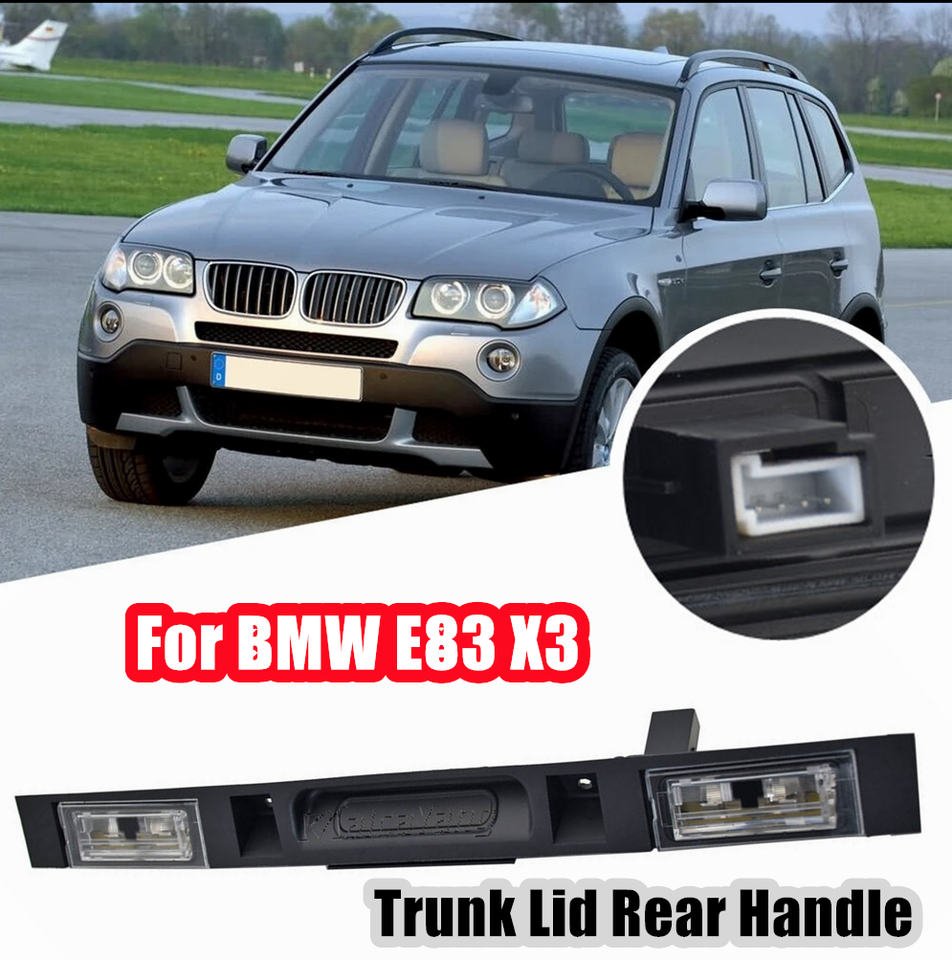 51133403611 Trunk Lid Handle Black Car Tailgate Switch For BMW E83 X3 ...