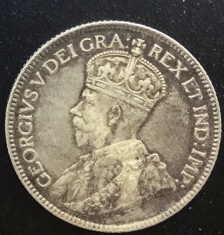 Canada 1919 25 Cents Sterling Silver Quarter George V | eBay