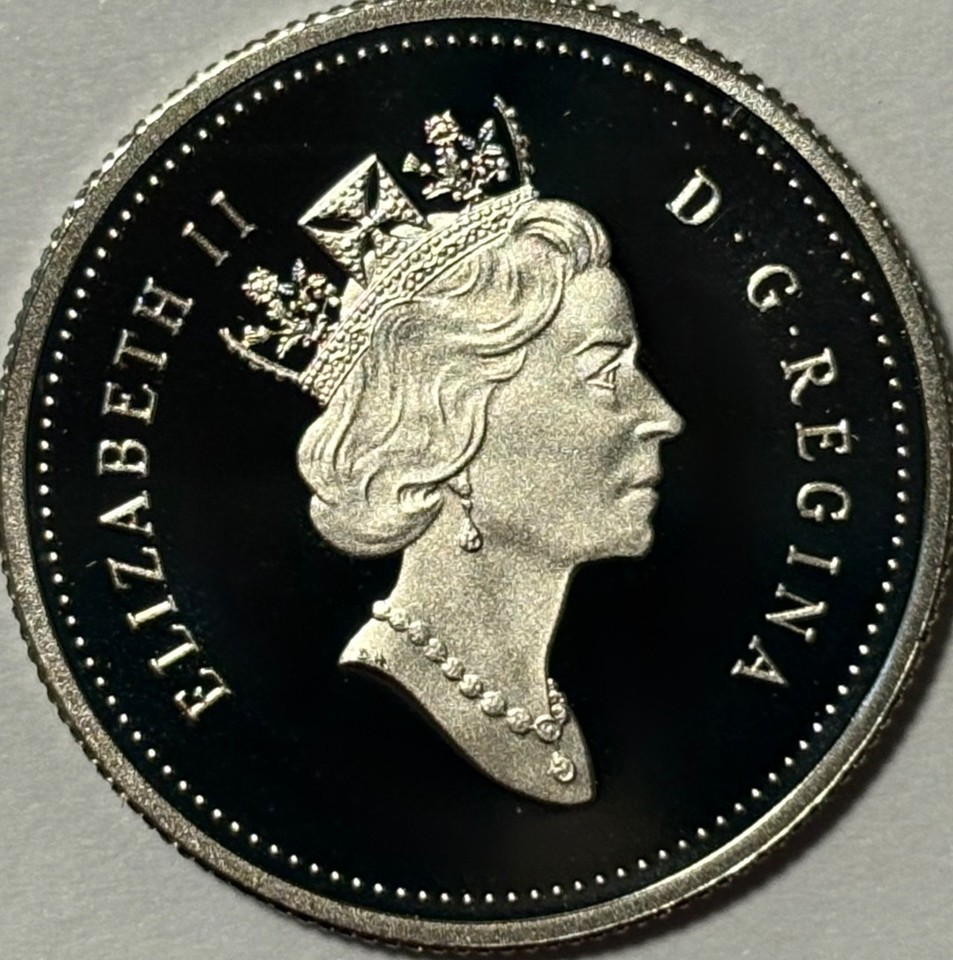 PROOF 1995 Canada 25 Cent Quarter! Brilliant Uncirculated & Lustrous ...