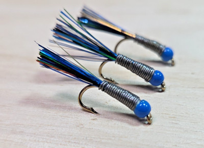 3 FLY FISHING STALKING BUG WET TROUT FLIES SIZE 10 HOOKS . | eBay UK