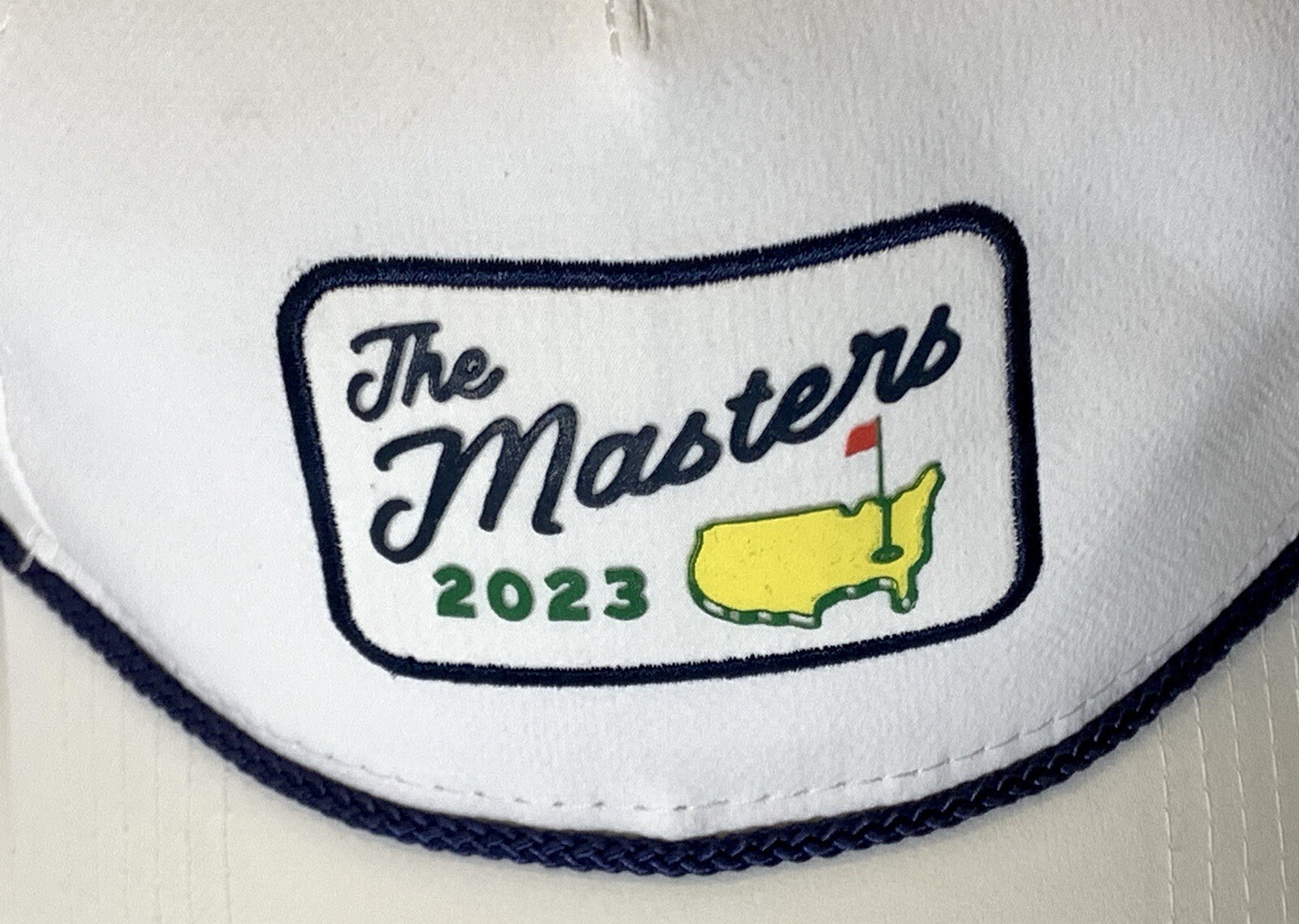 2023 Masters golf Hat white snapback rope style Augusta National pga ...