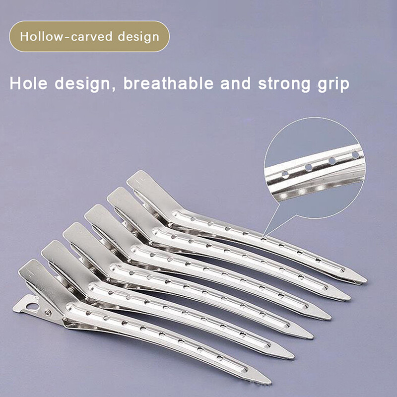 10Pc Metal Hair Clips For Styling Sectioning Salon Hairpin Hair Root ...