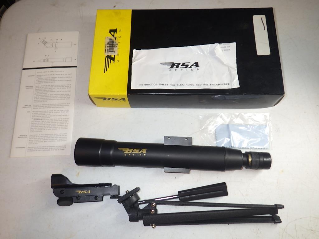 BSA Optics Spotting Scope SPS20X40RD Terrestrial Telescope with Tripod ...