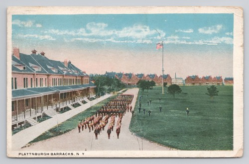 Plattsburgh Barracks New York 1918 Postcard | eBay