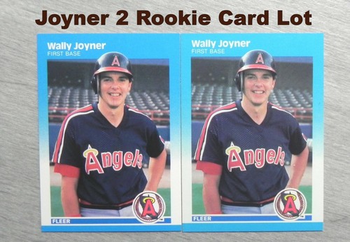 Wally Joyner 2-Card Lot 1987 Fleer Rookie Card #86 _ Exact Cards (B) | eBay
