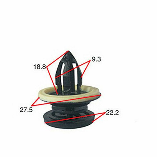 20x for Audi A4 Interior Door Card Fastener Clips Trim Panel Mounting ...