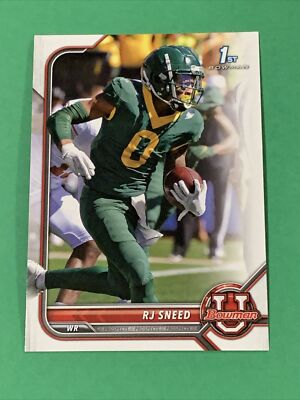 2022 Bowman University RJ Sneed 1st Bowman #72 Baylor Bears (Z) | eBay