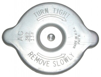 1960-1961 Corvette Cap Radiator All Top Tank Aluminum Radiators 362 13 ...