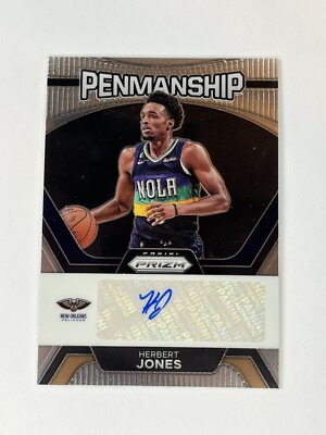2023-24 Panini Prizm Herbert Jones “Penmanship” Autograph PNM-HER ...